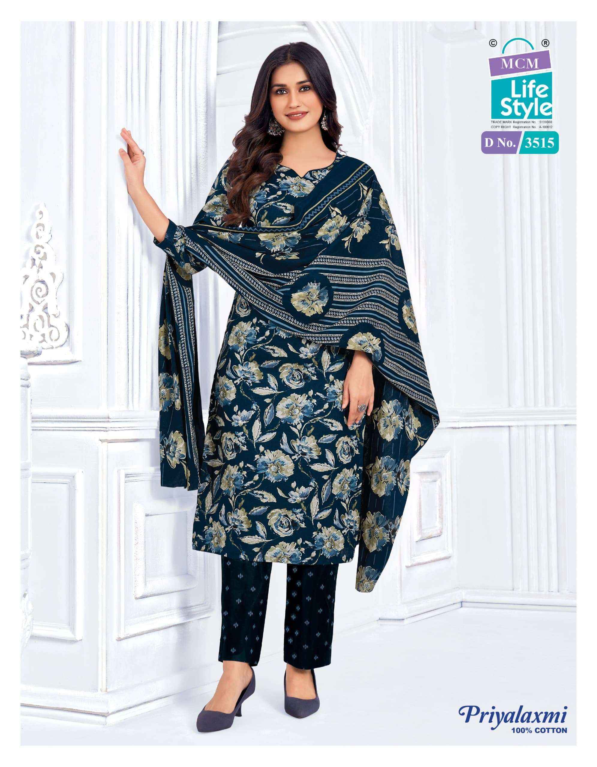 MCM Lifestyle Priyalaxmi Vol 35 Readymade Cotton Suit Wholesale Price