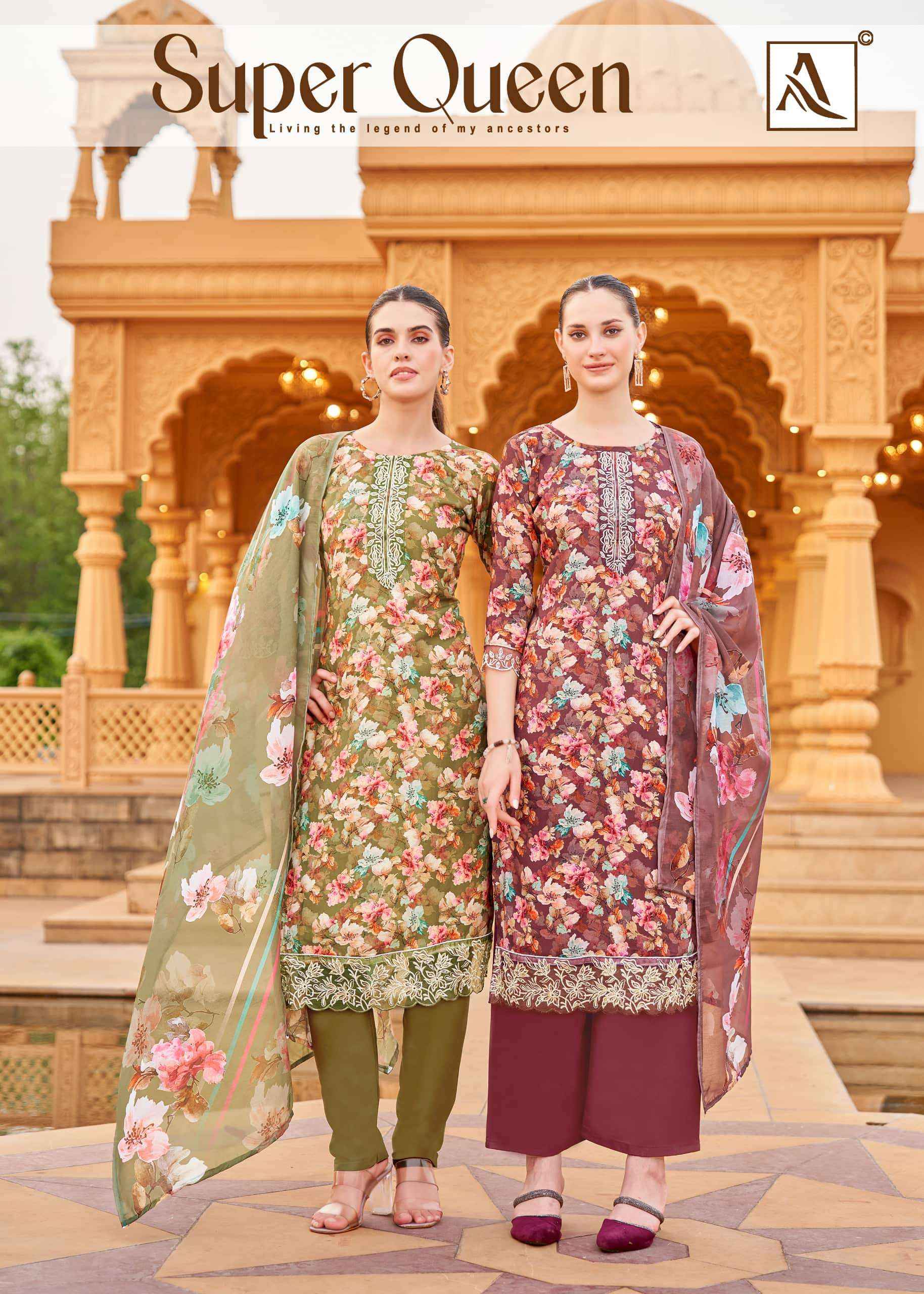 Alok Super Queen Premium Wear Viscose Rayon Pakistani Suits
