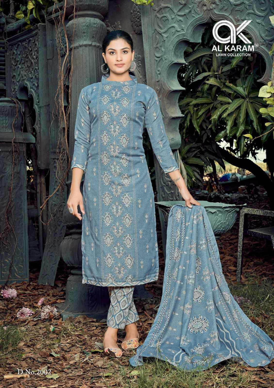 AL Karam Charizma Signature Print Vol 2 Dress Material - 8347237428
