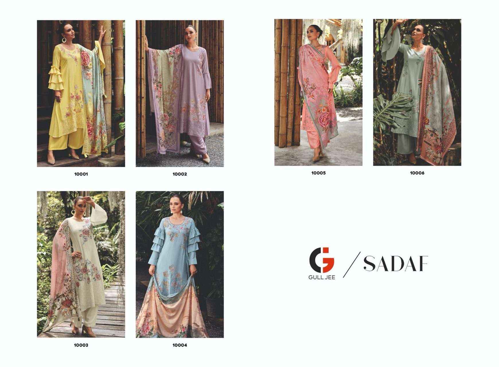 DEEPSY SUITS GULL JEE SADAF DRSS MATERIAL- SURAT WHOLESALER