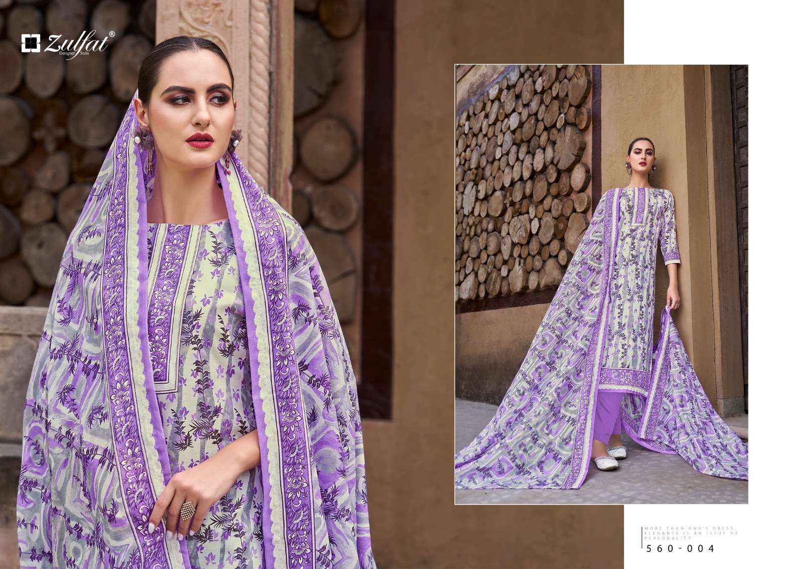 ZULFAT DESIGNER SUITS ZOHRA VOL 3 COTTON DESIGNER PRINT SUIT