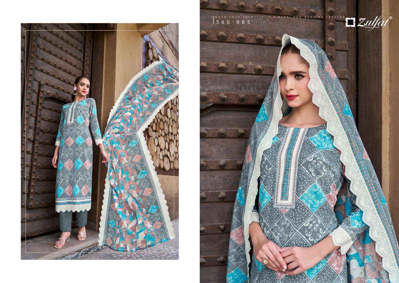 ZULFAT DESIGNER SUITS ZOHRA VOL 3 COTTON DESIGNER PRINT SUIT