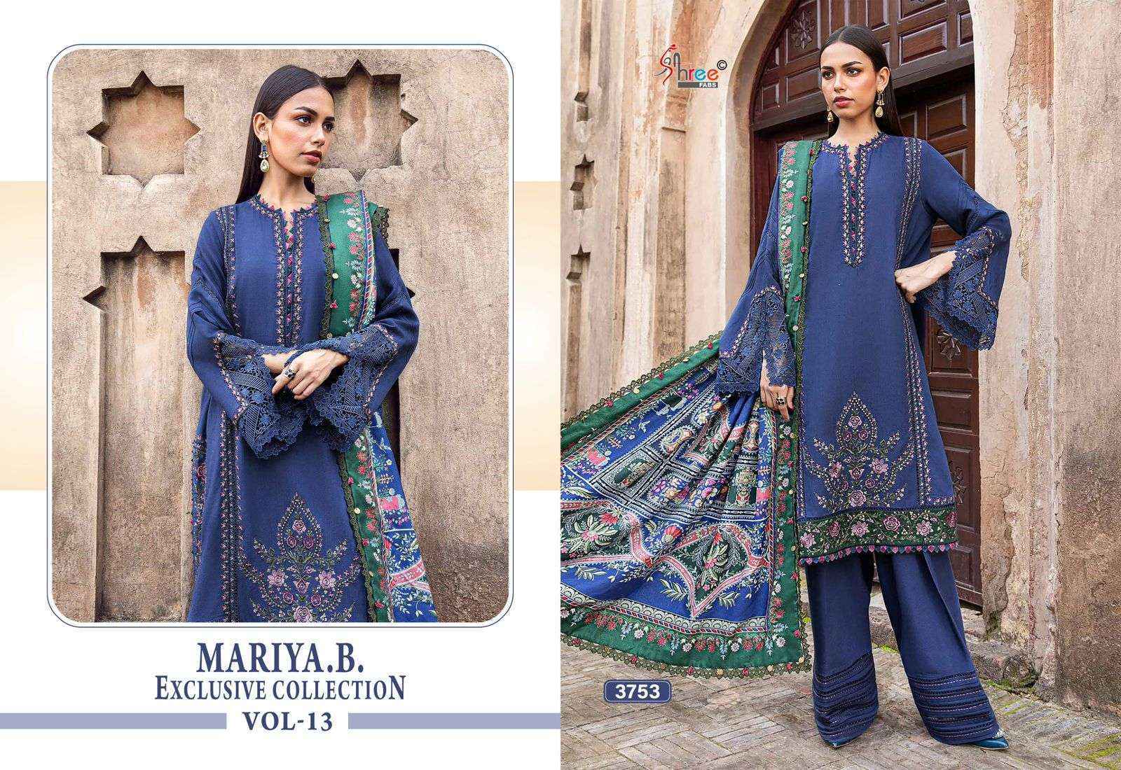 Shree Fabs Maria B Exclusive Collection Vol 13 Dress Material
