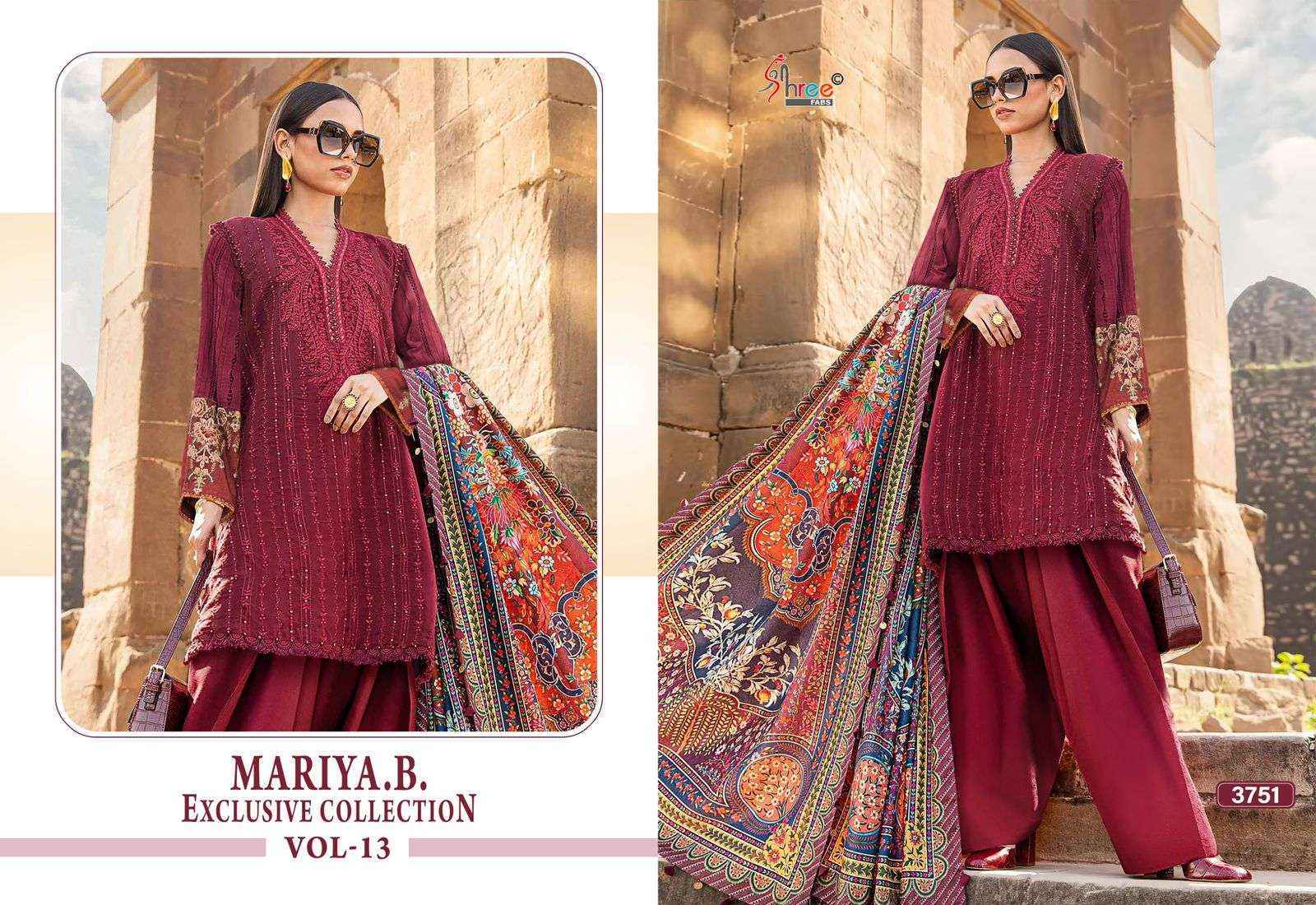 Shree Fabs Maria B Exclusive Collection Vol 13 Dress Material
