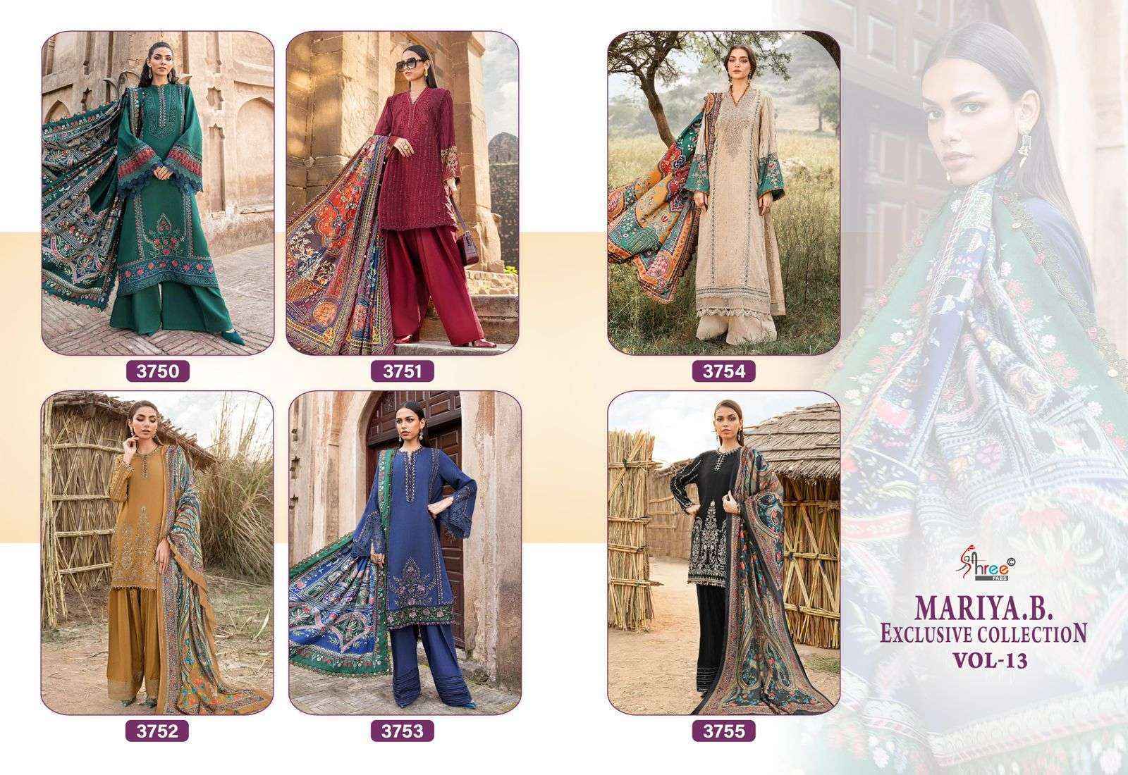Shree Fabs Maria B Exclusive Collection Vol 13 Dress Material