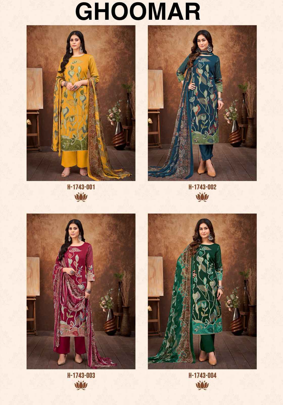 Alok Suits Ghoomer Zam Salwar Kameez New Catalog