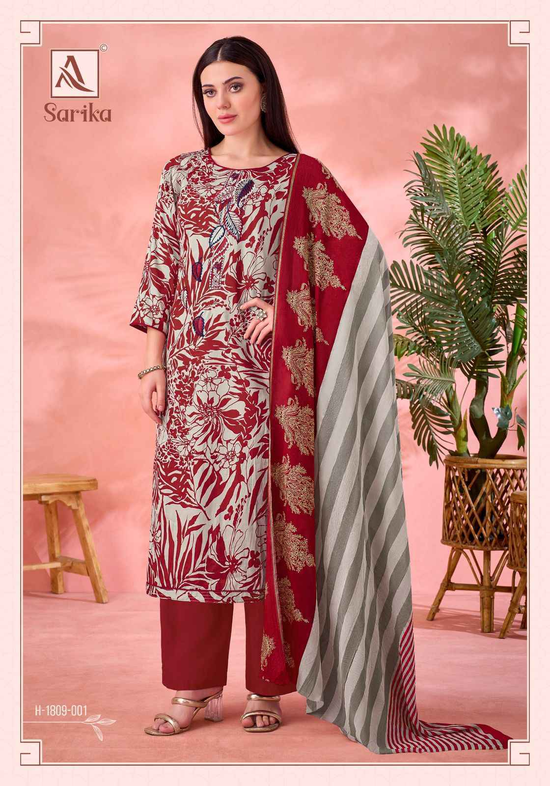 Alok Black Stone Edition-3 Zam Dress Material (4 pcs Catalogue)