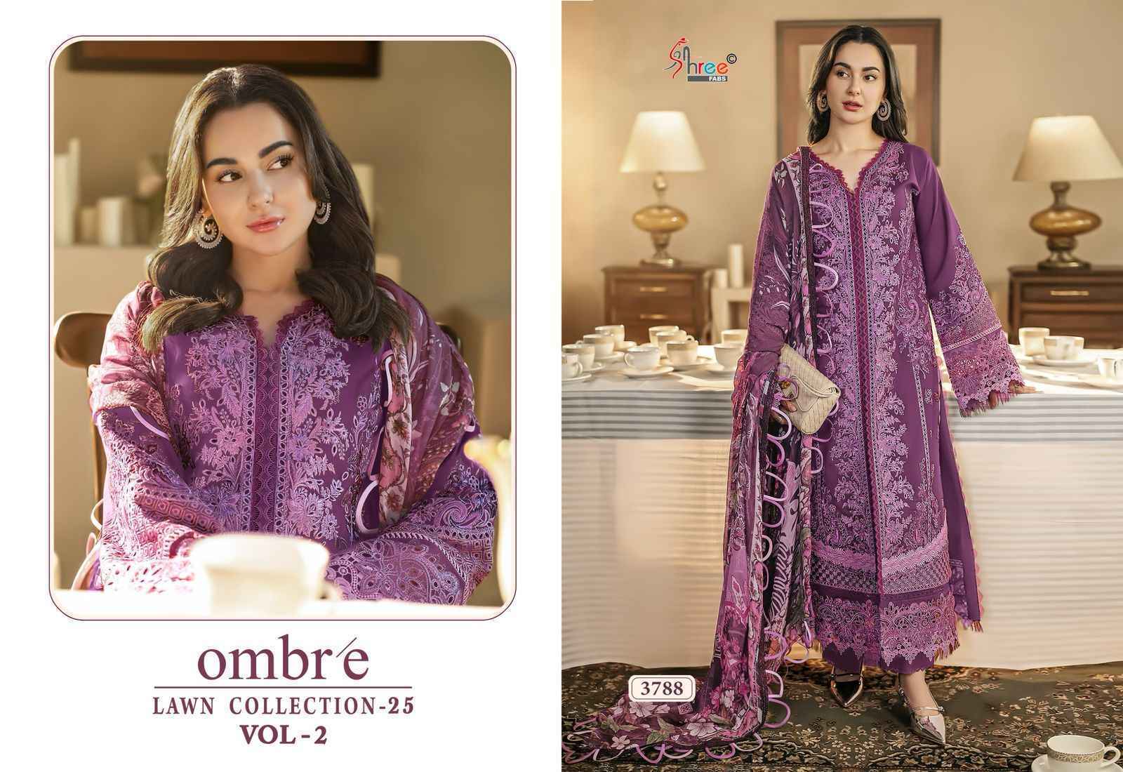 Shree Fabs Ombre 25 Vol-2 Cotton Dress Material (3 pcs Catalogue)