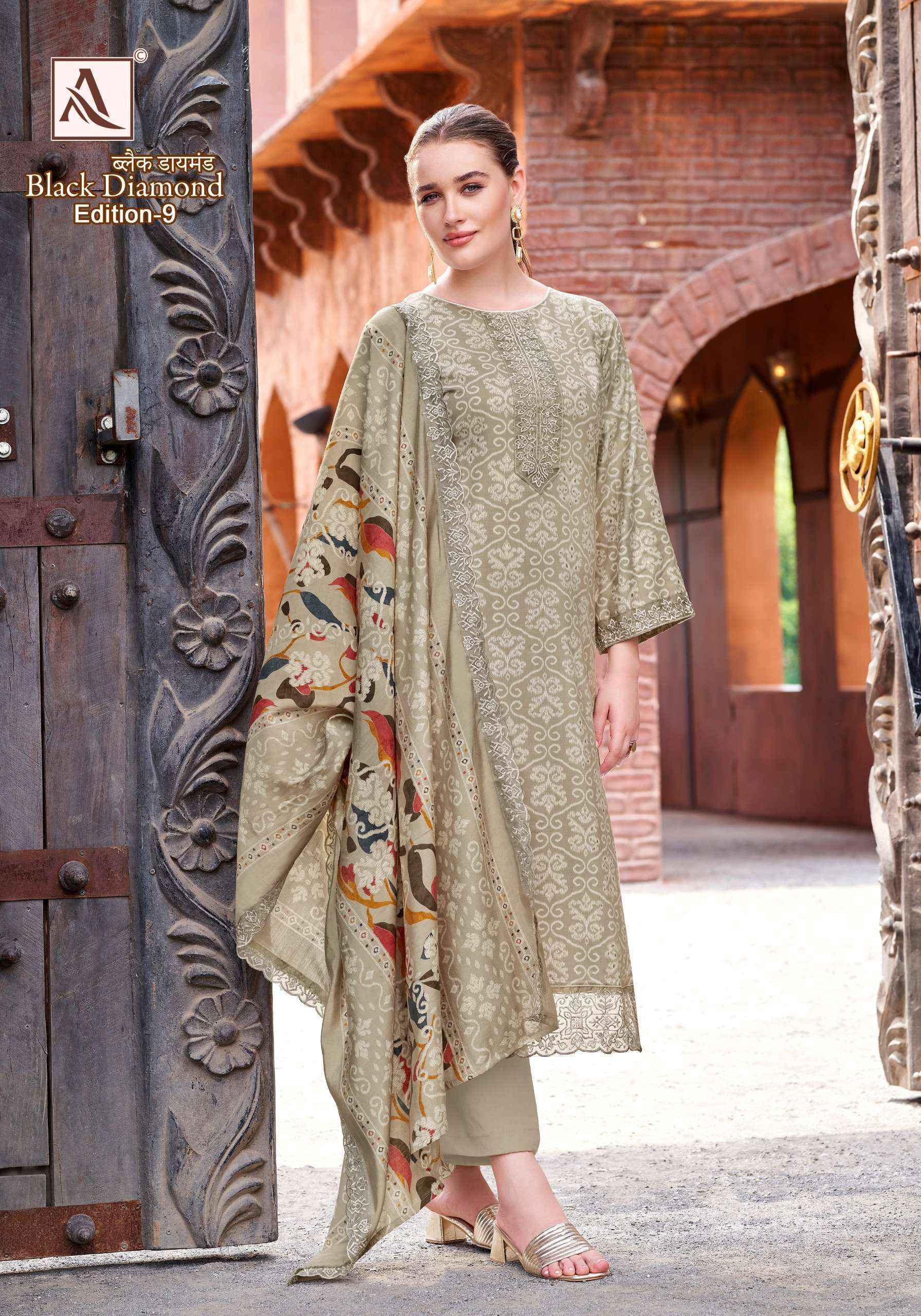 Alok Black Diamond Edition 9 Rayon Dress Material Wholesale Surat