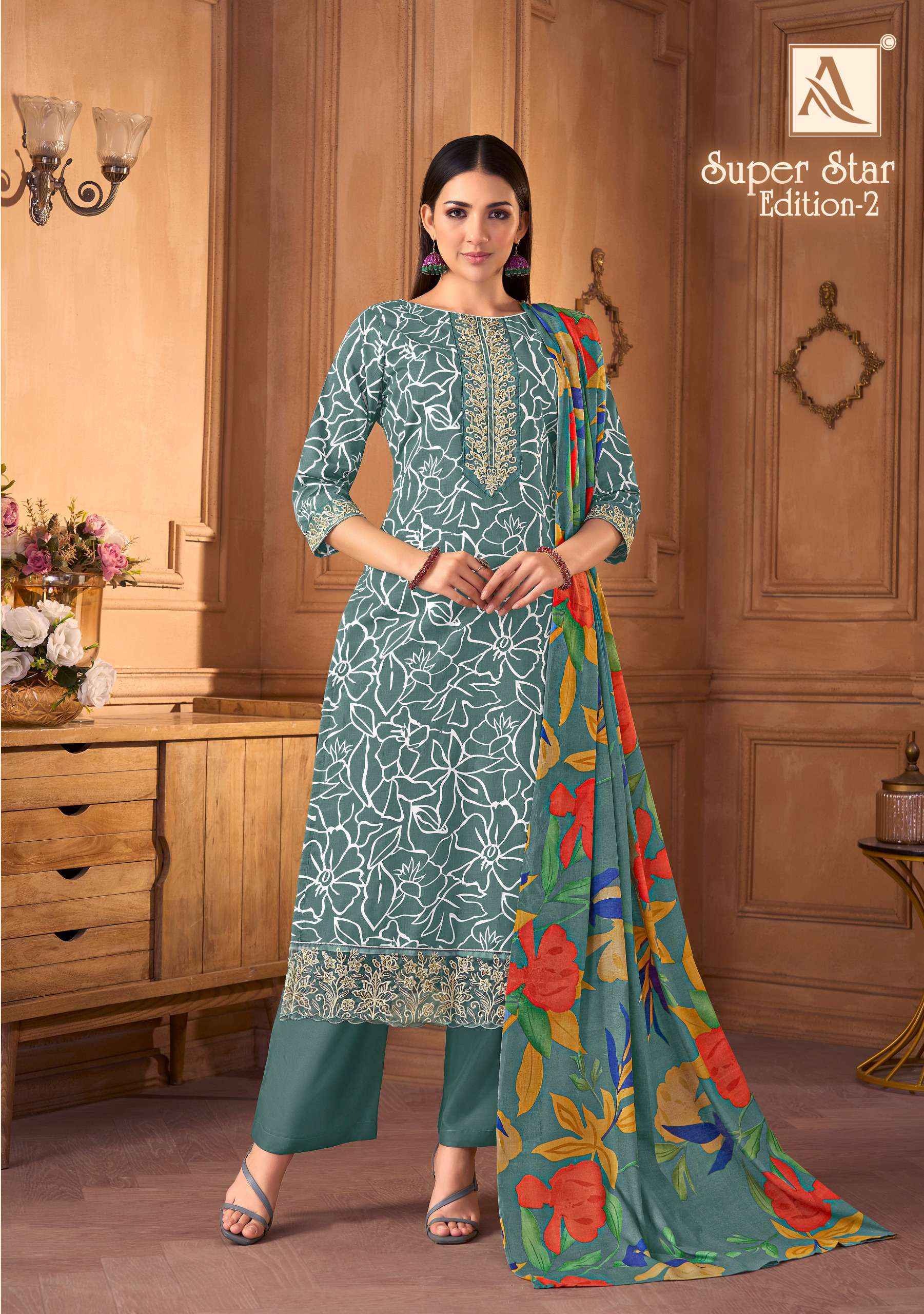 Alok Super Star Edition 2 Cambric Cotton Dress Material
