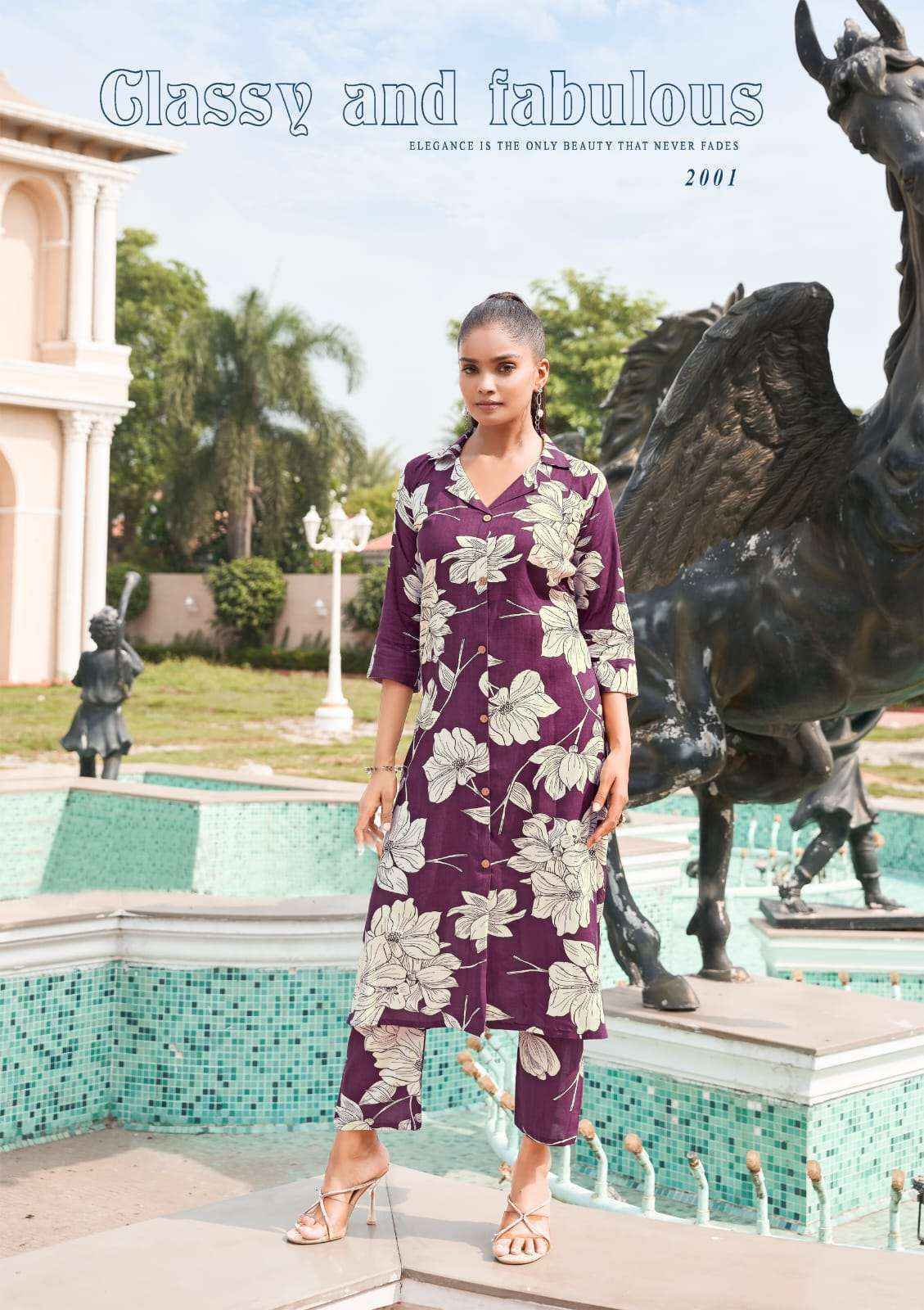 Tips & Tops Trendy Touch Vol 2 Rayon Co Ord Set 6 Pc Catalogue