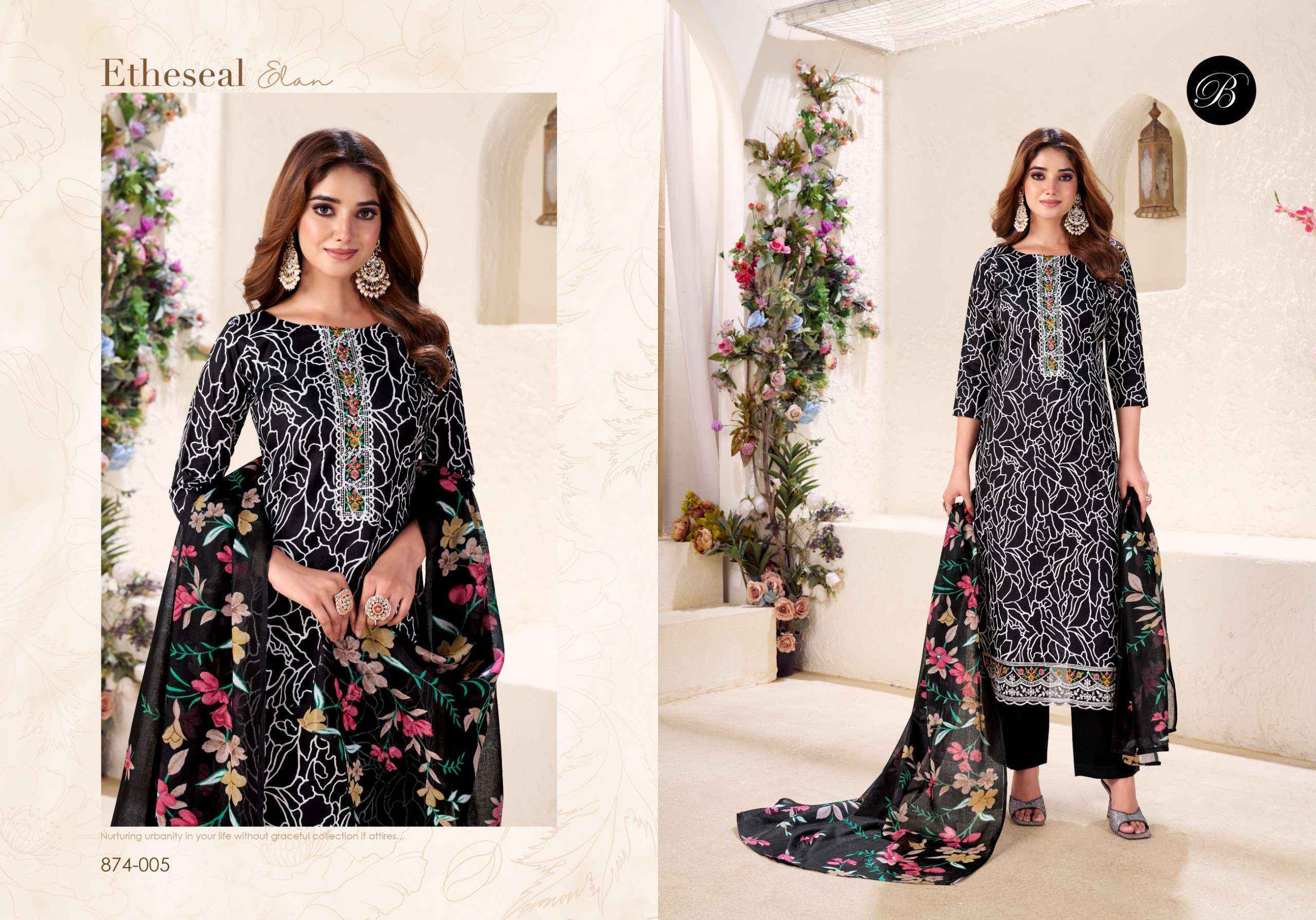 Belliza Nazma Cotton Dress Material 6 pcs Catalogue
