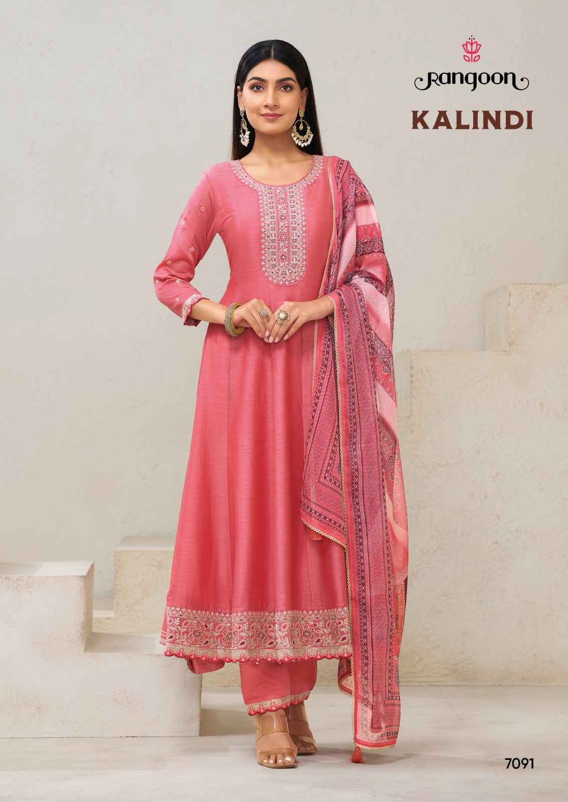 Rangoon Kalindi Silk Kurti Combo 6 pcs Catalogue