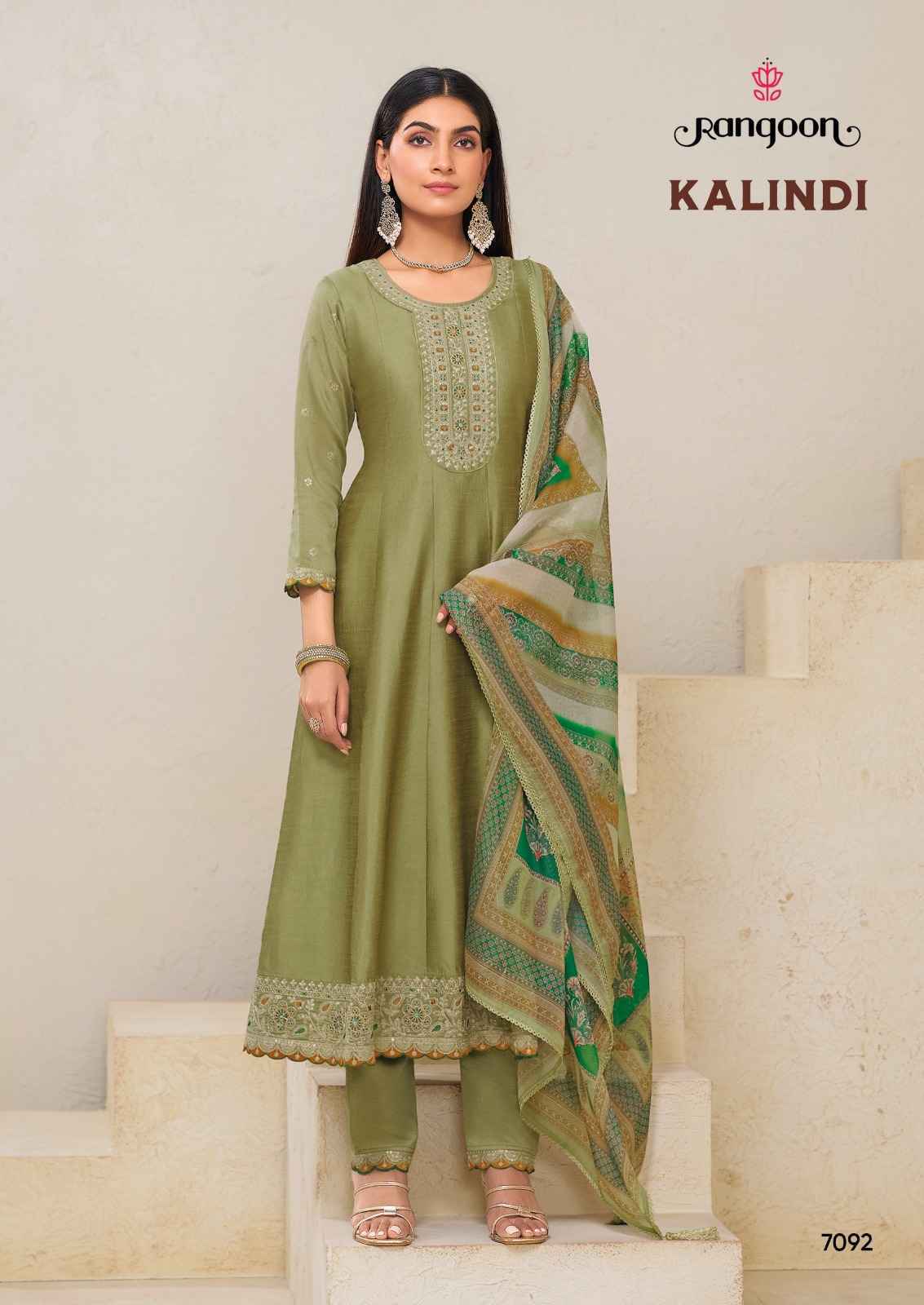 Rangoon Kalindi Silk Kurti Combo 6 pcs Catalogue
