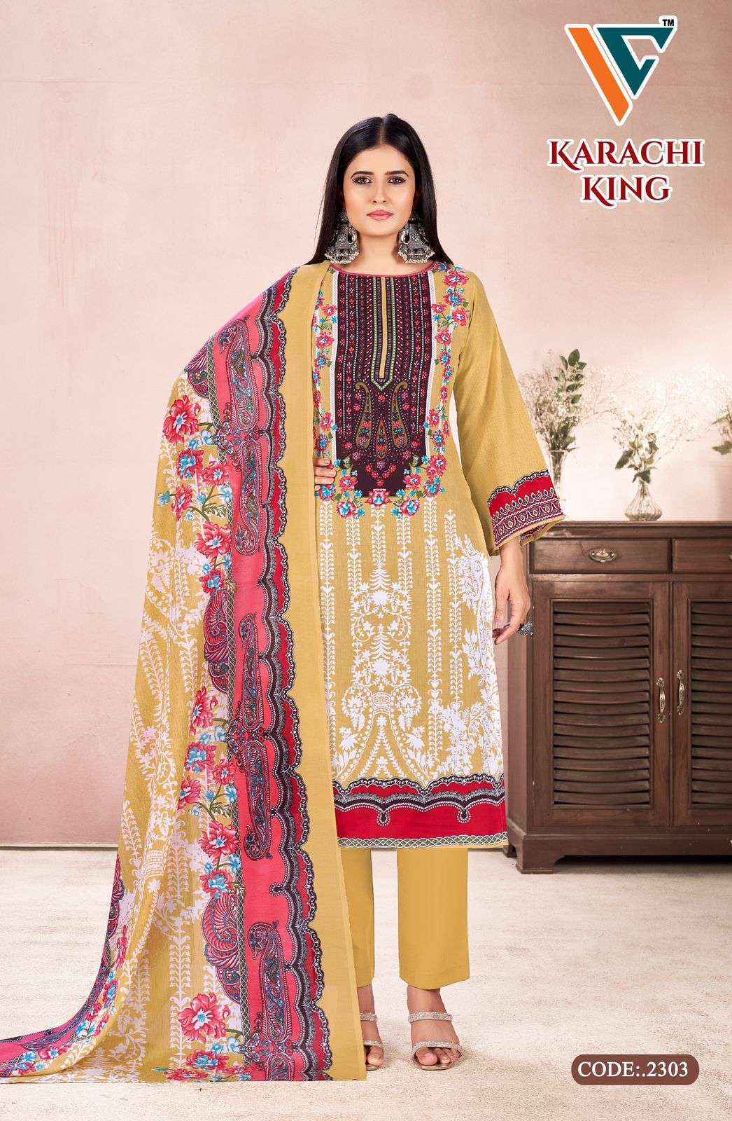 Vandana Karachi King Vol 23 Cotton Pakistani Suits