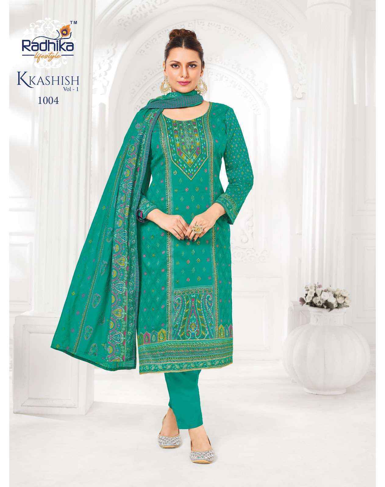 Radhika Lifestyle Kkashish Vol 1 Jam Satin Readymade Suit - Surat ...