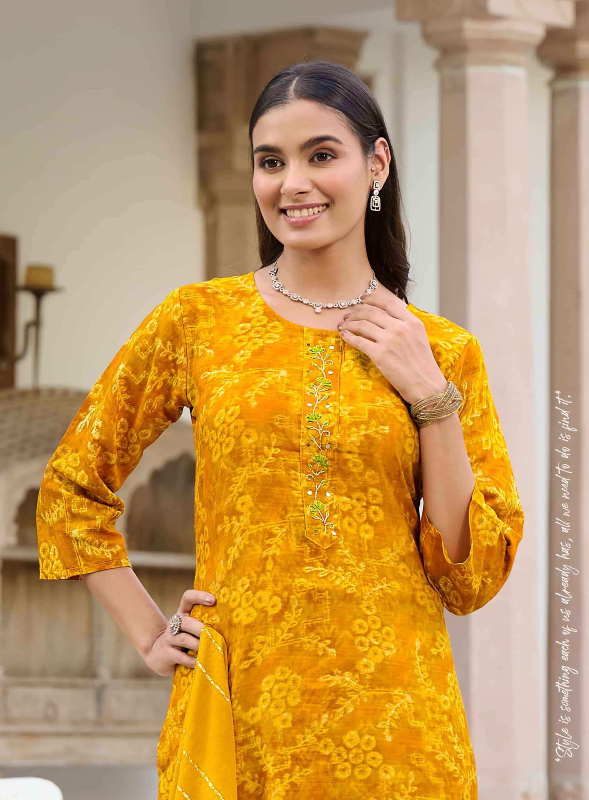 Radhika Lifestyle Alexa Vol 6 Fancy Kurti Bottom Dupatta Set Catalog ...