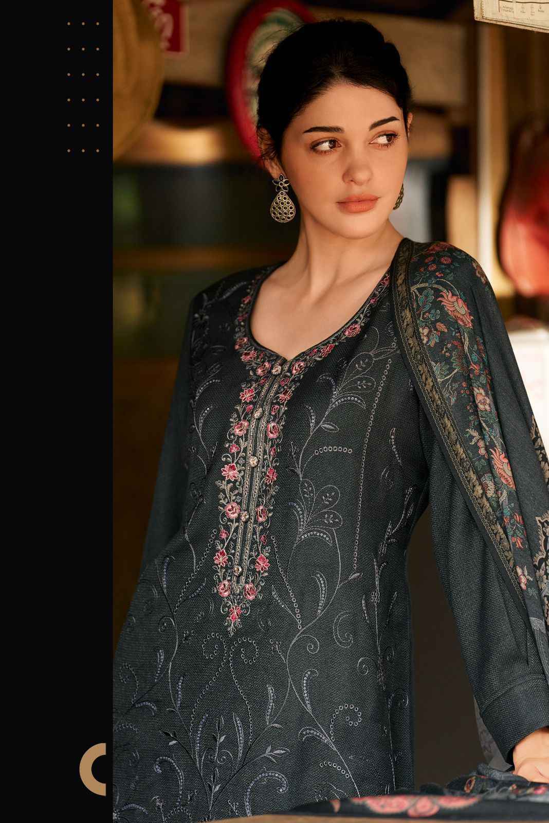 Varshaa A Winter Serenade Pashmina Dress Material 5 pcs Catalogue