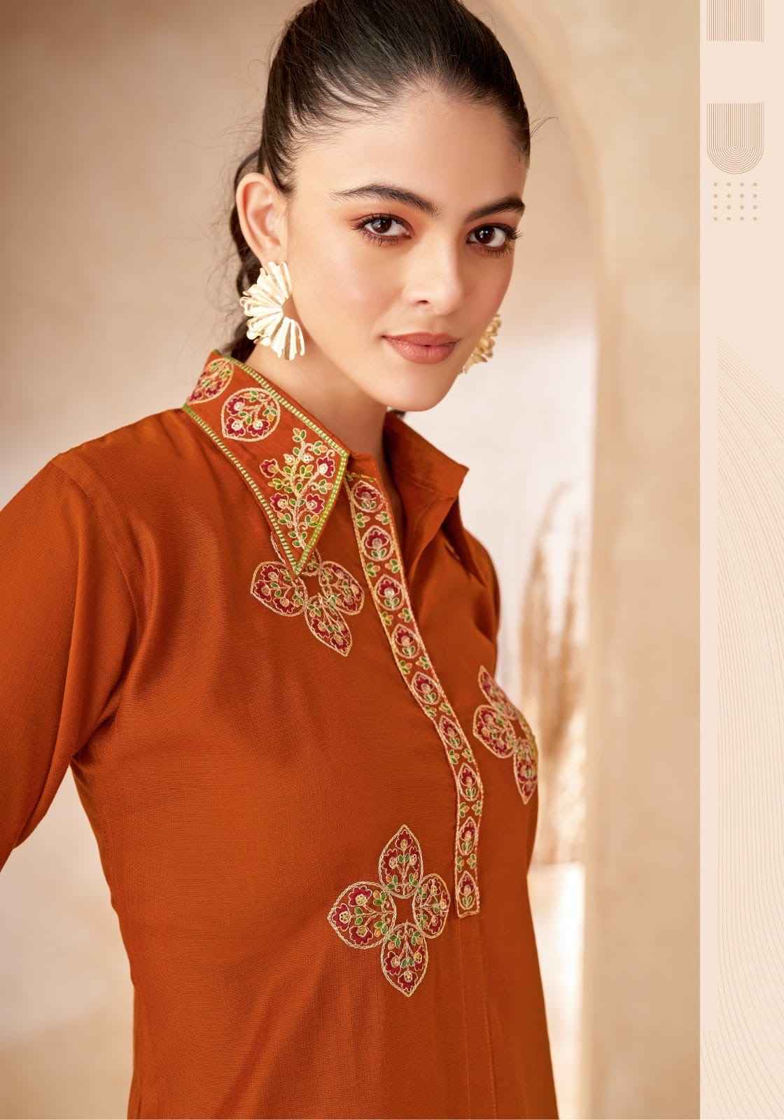 Mayur Creation Aneri Vol 2 Vertican Silk Co Ord Set 6 pcs Catalogue